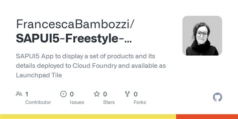 Github Francescabambozzisapui5 Freestyle Template Sapui5 App To Display A Set Of Products