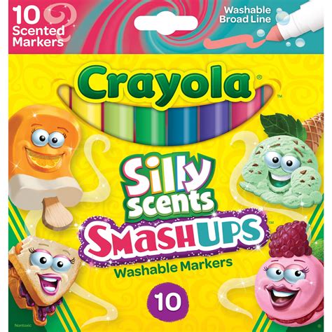 Crayola Silly Scents Smash Ups Broadline Markers Back To School