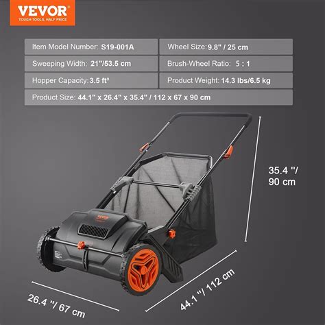 Vevor Push Lawn Sweeper Review
