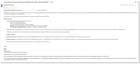 Asic Annual Review Fee For Companies In Australia