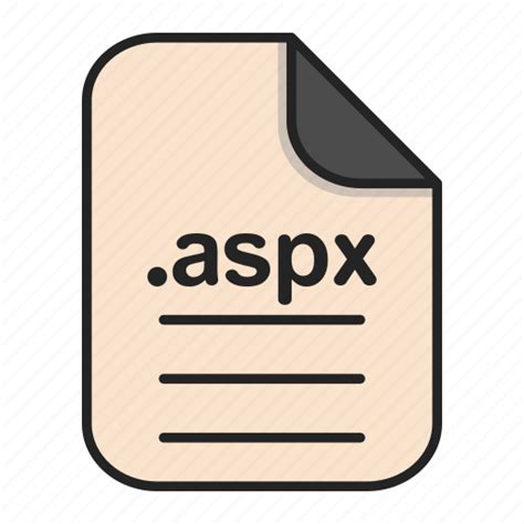 Aspx Document Extension File Format Type Icon Download On Iconfinder