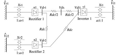 Tutorial Example System Test Multiterminal Hvdc Download Scientific Diagram