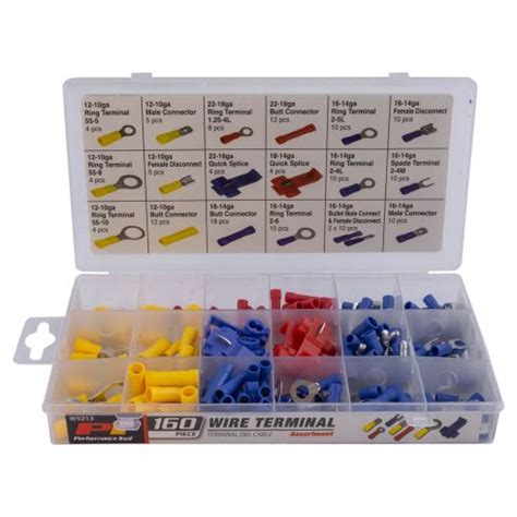 Electrical Terminal Assortment Piece Kit Performance Tool