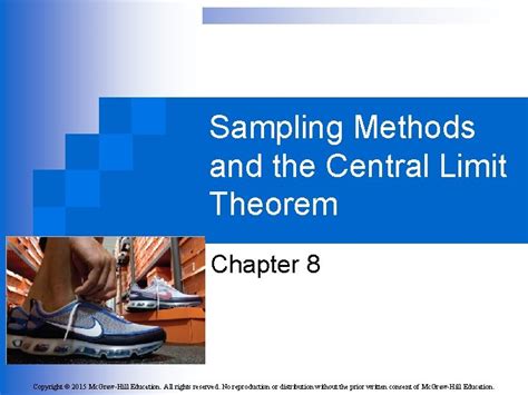 Sampling Methods And The Central Limit Theorem Chapter
