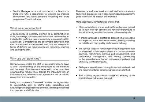 Competency Frameworkpdf Competency Frameworkpdf