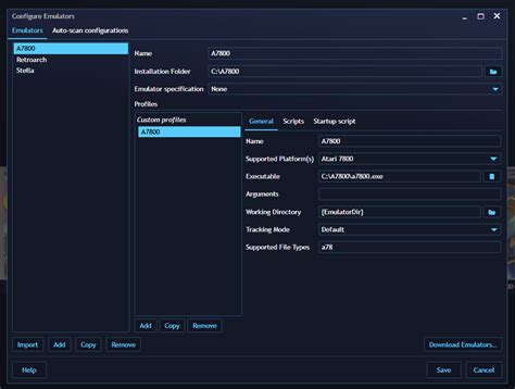 Any Support For A7800 Emulator · Issue 3502 · Josefnemecplaynite