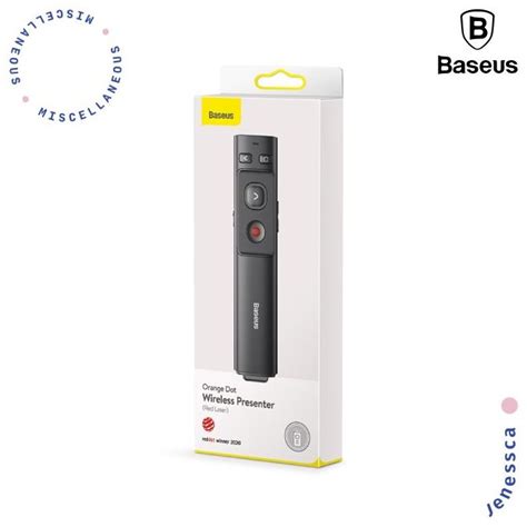 Jual Baseus Wireless Presenter Laser Pointer Presentasi Ghz Usb A Type C Shopee Indonesia