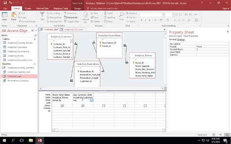solved create a make table query named customer age that