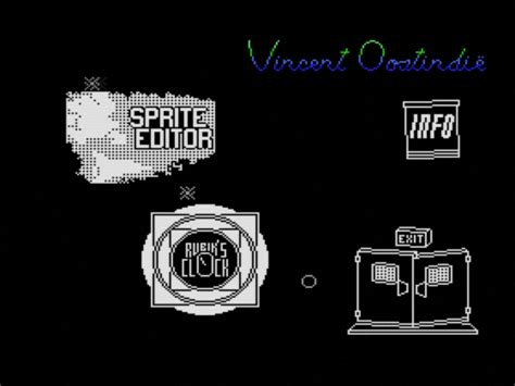 MSX Klok en Sprite MSX Vincent Oostindië Generation MSX