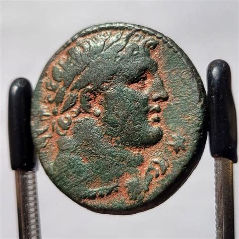 Ancient Phoenicia Pseudo Autonomous Issue Time Of Trajan 112113 Ad Ae Diassarion Melqart