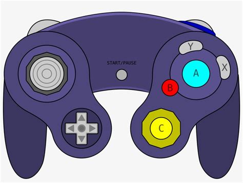 Free Vector Gamecube Gamepad Clip Art Gamecube Controller Clip Art