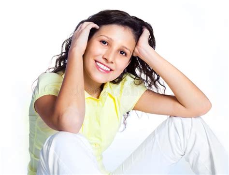 Grl Feliz Foto De Stock Imagem De Pense Bonito Feminina 13498610