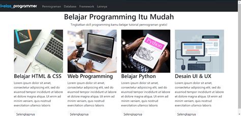 Latihan Bootstrap