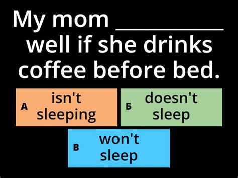 Zero Conditional Quiz