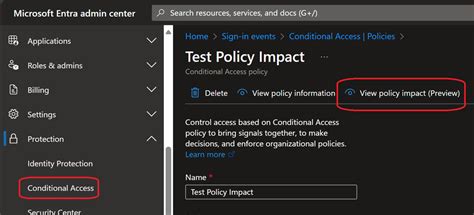 Entra Id Get Conditional Access Policy Impact