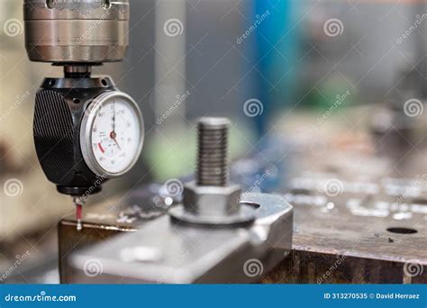 Working Coordinate Measuring Machine Probe Cmm On Milling Work Sensor