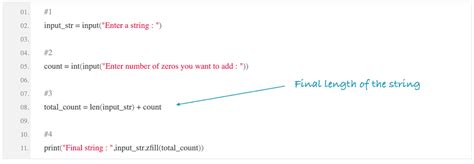 Python Program To Pad Zeroes To A String Codevscolor