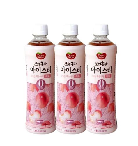[동원fb] 동원 보성홍차 아이스티 복숭아 제로 500ml 24개 티몬