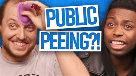 Peeing In Public Guys Vs Girls Dude View Youtube