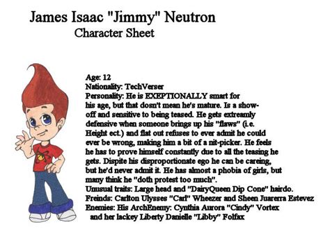 James Isaac Jimmy Neutron By Nick Knack On DeviantArt
