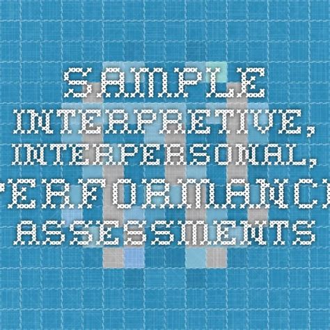 Sample Interactive Assessments