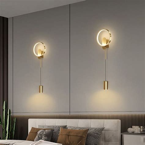Ban Branwen Modern Led Nordic Gold Wall Light 24w Led Wandleuchten