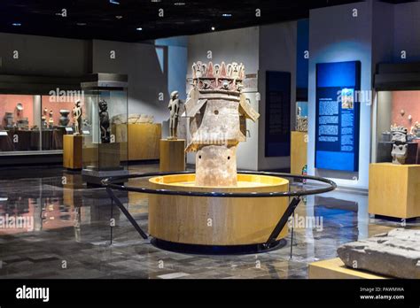 Mexico City Mex Oct 27 2016 Exponates Of The National Museum Of
