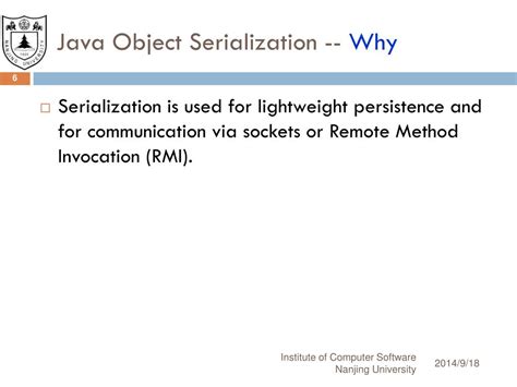 PPT Object Serialization And Persistence PowerPoint Presentation Free Download ID
