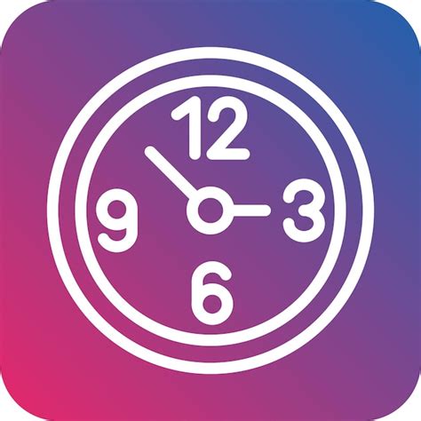 Premium Vector Clock Icon Style