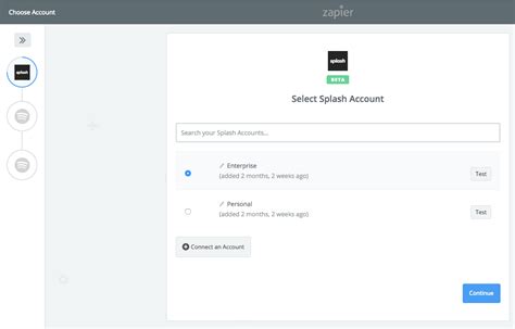 2 Creating A Zap Using An Integration Template Splash Help Center
