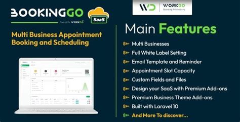 Bookinggo Saas V53 Nulled Multi Business Appointment Booking And
