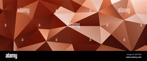 Abstract Geometric Brown Vector Illustration Featuring Interconnected Polygons And Sharp Angles
