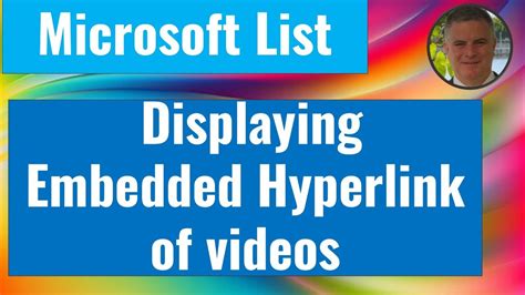 Embed Video Hyperlinks In Microsoft Lists A Guide