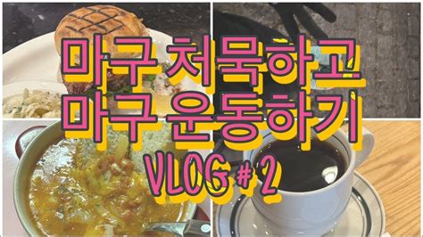 Vlog2 직장인 브이로그 집밥 해먹고 열심히 운동하고 열심히 싸돌아다녔어요프릳츠 도화 마포대교 러닝 닭갈비 만들기