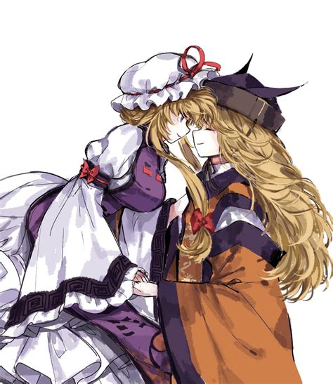 Yakumo Yukari And Matara Okina Touhou Drawn By Yuki15775 Danbooru