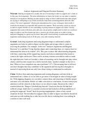 Understanding Arguments Analyzing Diagramming For Clarity Course Hero