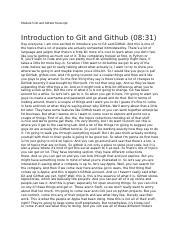 Introduction To Git And Github A Beginner S Guide To Version Course Hero