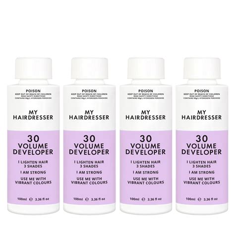 30 Volume Developer 4 Pack My Hairdresser Australia