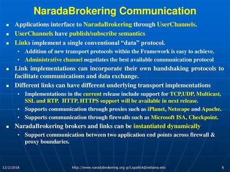 naradabrokering towards p2p grids beijing university 19th ppt download