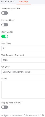 tool bot error with structured output parser even that a retry was successful questions n8n