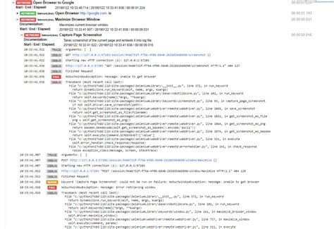 Close All Browsers Fails With Badstatusline Error · Issue 1290 · Robotframeworkseleniumlibrary