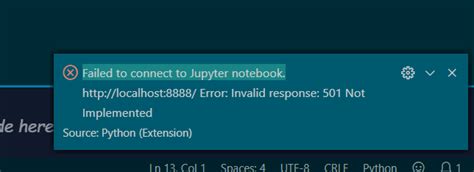 Failed To Connect To Jupyter Notebook · Issue 2525 · Microsoftvscode Jupyter · Github