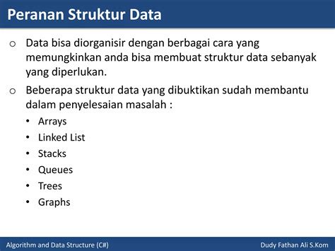 Algorithm And Data Structure Pengantar Pptx