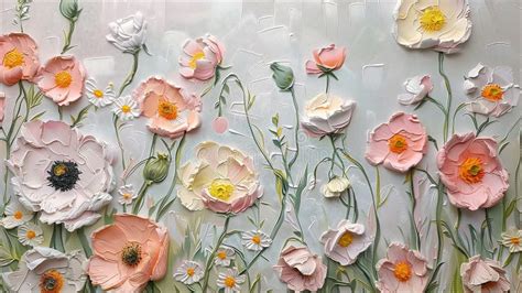 Translucent Pastels A Sculptural Tribute To Field Flowers And M Stock