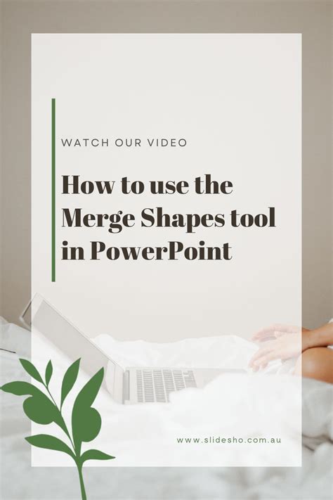 merge shapes tool in powerpoint
