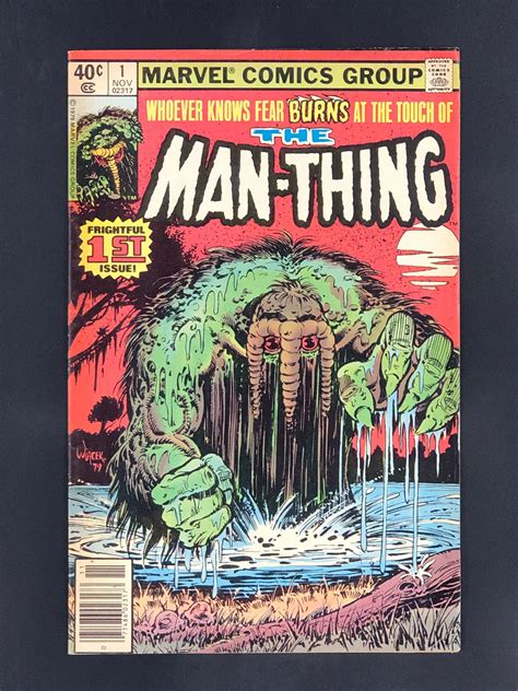 Man Thing 1 1979 Premiere Issue Of The Second Man Thing Series
