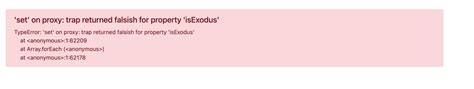can t access nextdns — says set on proxy trap returned falsish for