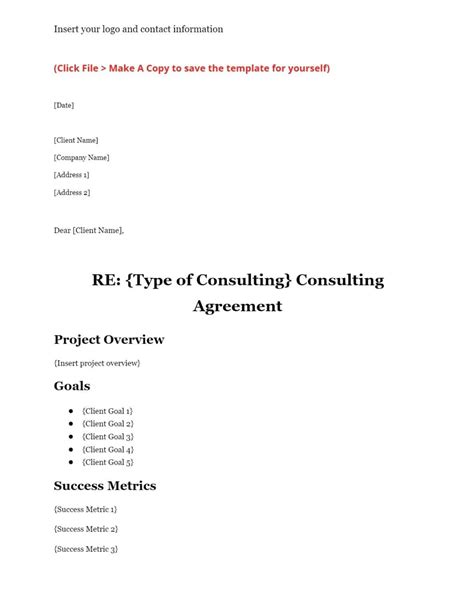 Consulting Agreement Template Best Practices And Examples Consulting
