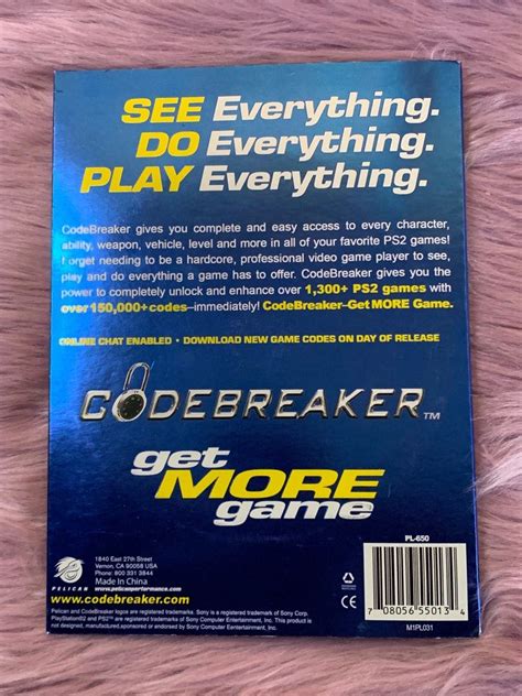 PS Codebreaker Video Gaming Video Games PlayStation On Carousell
