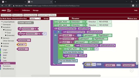 Mecanum Drive W Block Coding Help Ftc Forum